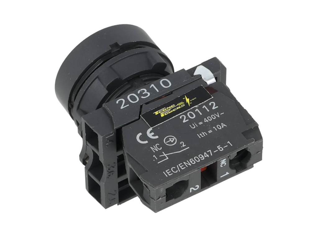 TP-XB5-R — BOTON PULSADOR PLASTICO ROJO NC 22mm*NO SON A PRUEBA DE EXPLOSION* | Acotron ...